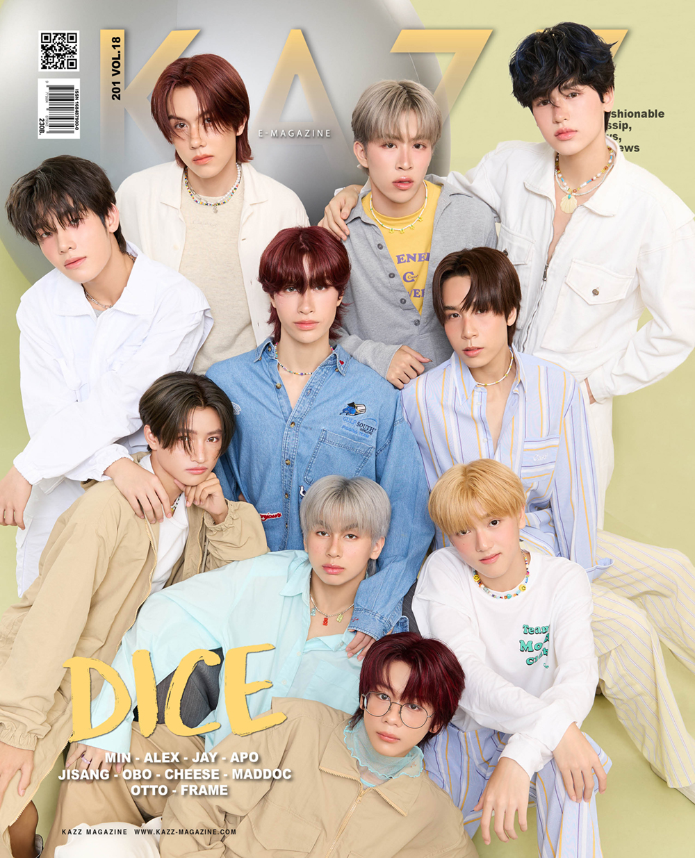 KAZZ 201 DICE – Min Alex Jay Apo Jisang Obo Cheese Maddoc Otto Frame (A ...