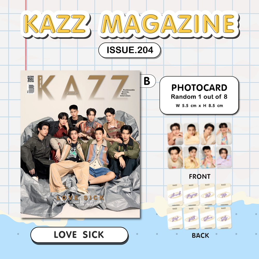 KAZZ 204 LOVE SICK – Almond Progress Krit NJ Toto Volk Shane Sky (B ...